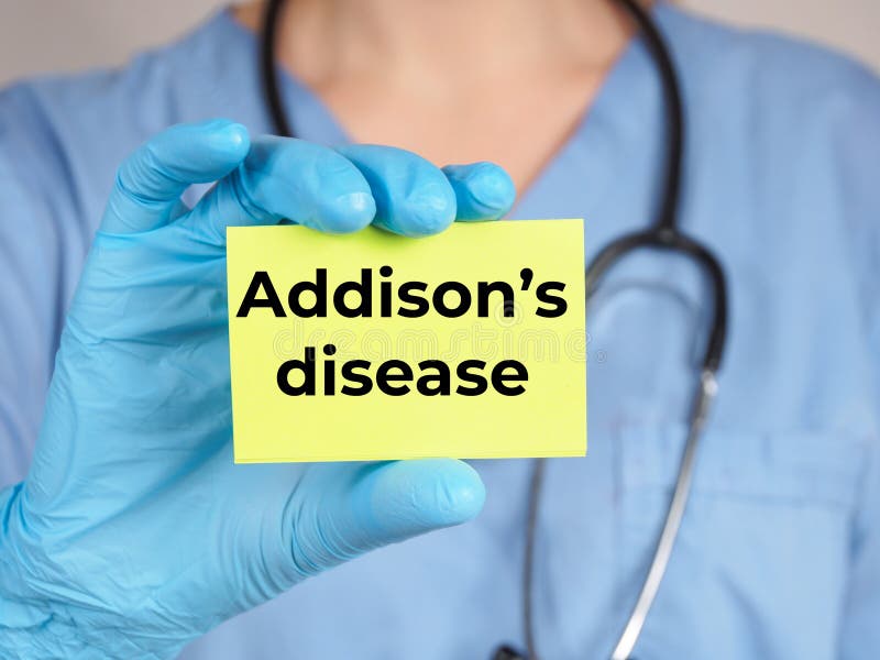 Addisonâ€™s Disease Names Diagnoses Medical Background Stock Image ...