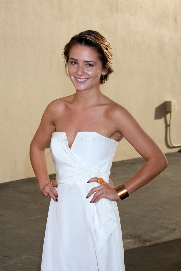 Addison Timlin Arrives Abc Disney International Upfronts Stock Photos ...