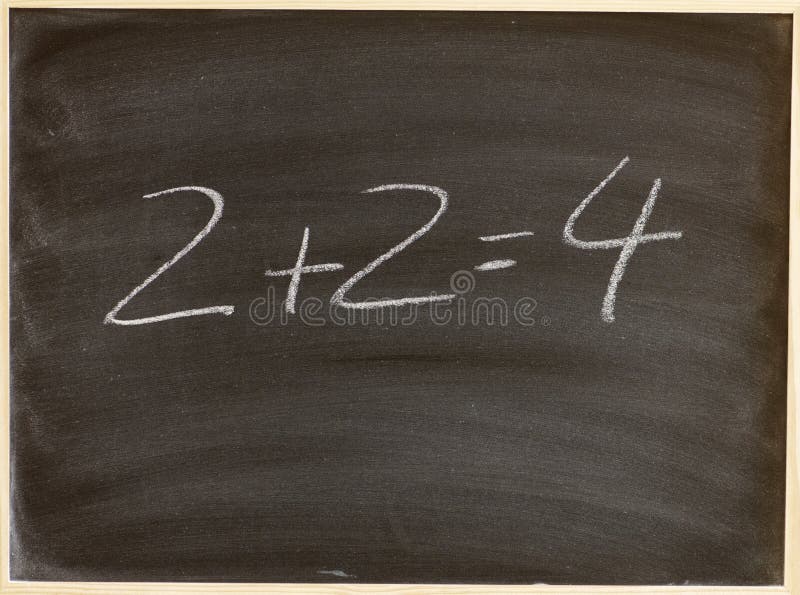 2 plus 2 equals 5 stock image. Image of math, orwell, addition - 9364763