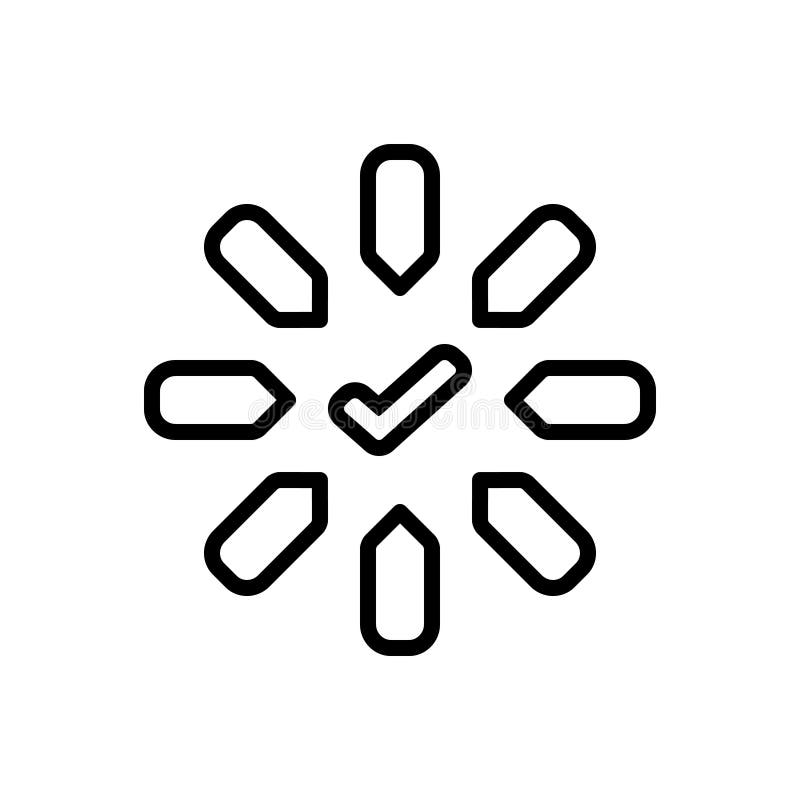 Black Line Icon for Addition, Add and Extra Stock Illustration ...