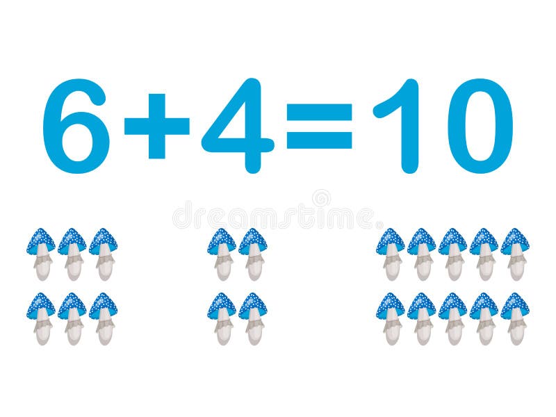 Addition Components. Mathematical Formula Addend Plus Addend Equals Sum ...
