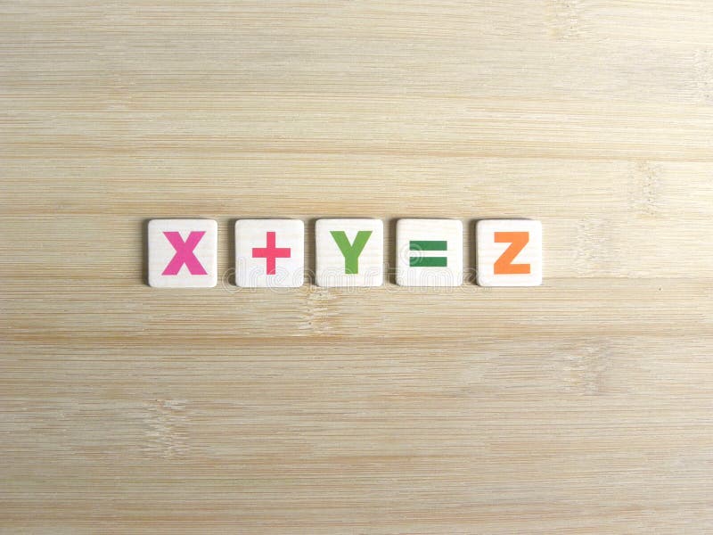 Addition in algebra stock image. Image of knowledge - 144732159