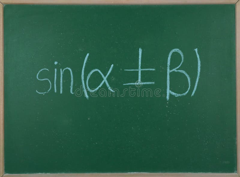 Addition formulas. stock photo. Image of advertising - 213674198