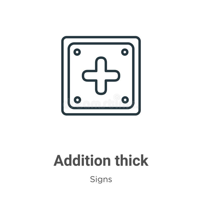 Addition Outline Stock Illustrations – 4,674 Addition Outline Stock ...