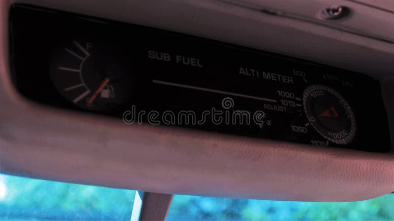 Additional Instrument Panel in the Car. Stock Photo - Image of fuel ...