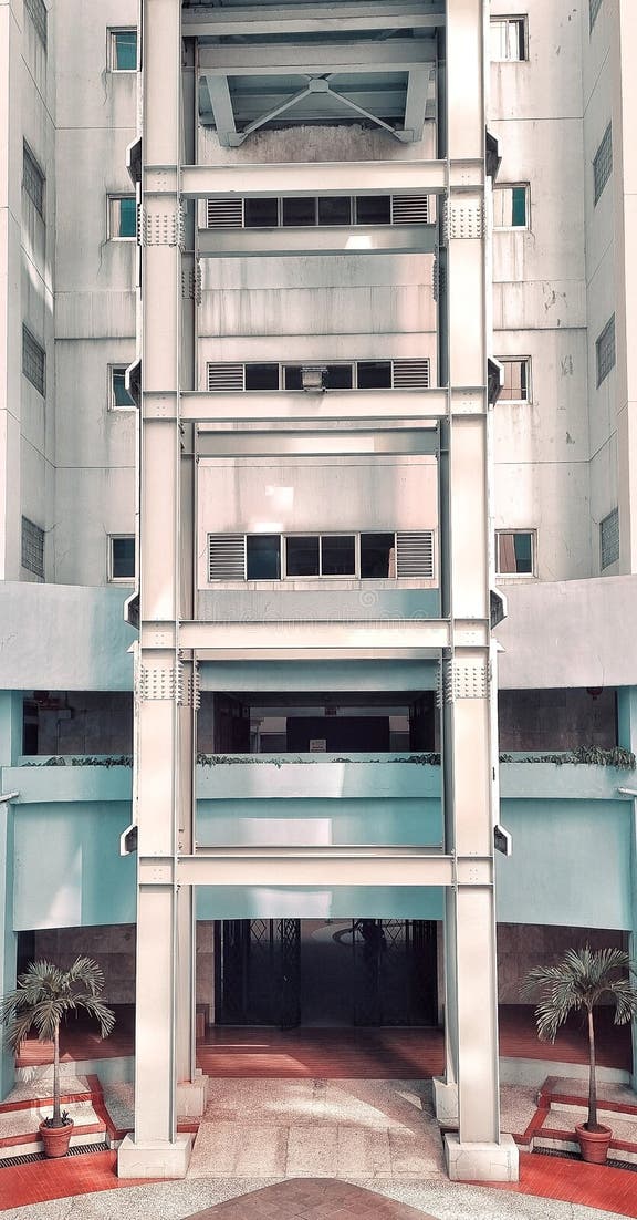 Additional Old Building Steel Structure. Stock Photo - Image of metal ...