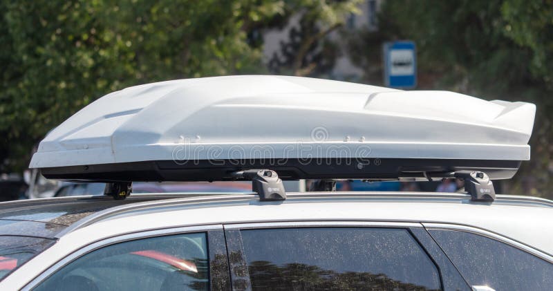 Additional Rack on the Roof of the Car Stock Photo - Image of vehicle ...