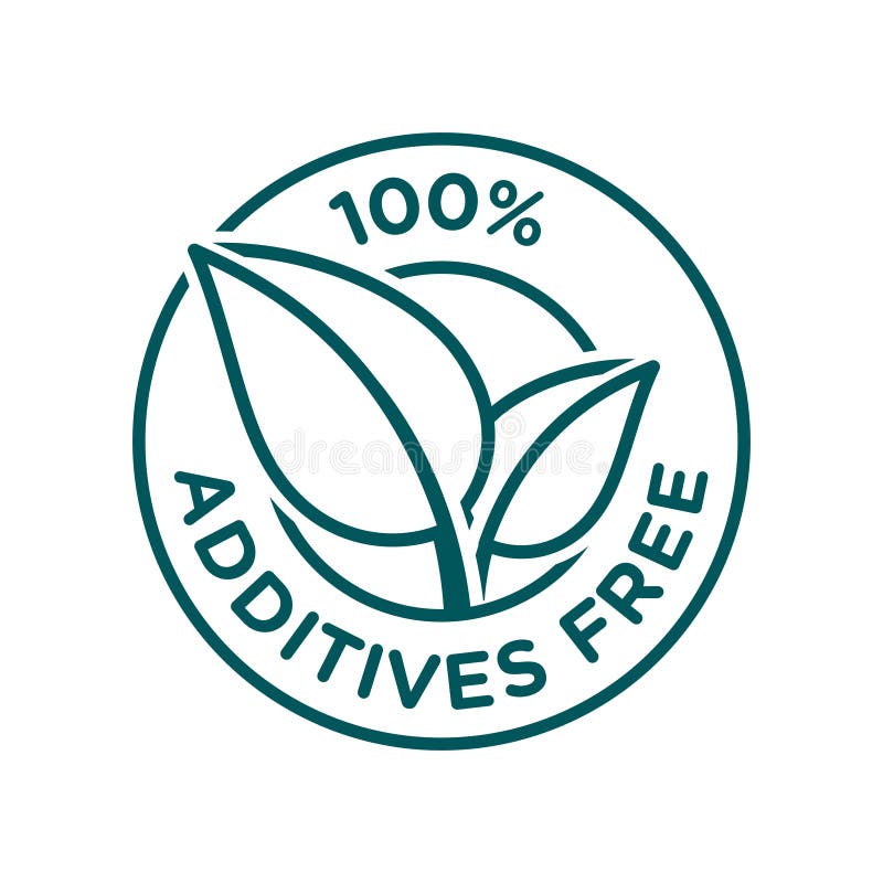 Additive Free Certified Vector Icon Badge Stamp Stock Vector ...
