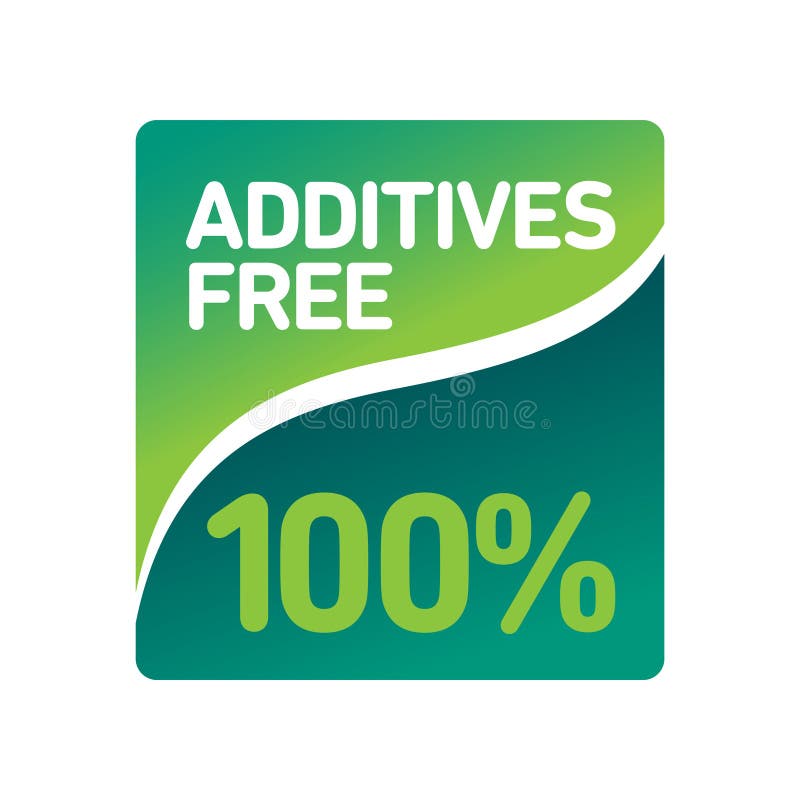 Additive Free Certified Vector Icon Badge Stamp Stock Vector ...