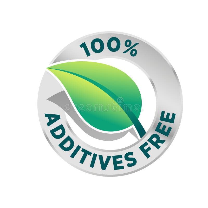 Additive Free Certified Vector Icon Badge Stamp Stock Vector ...