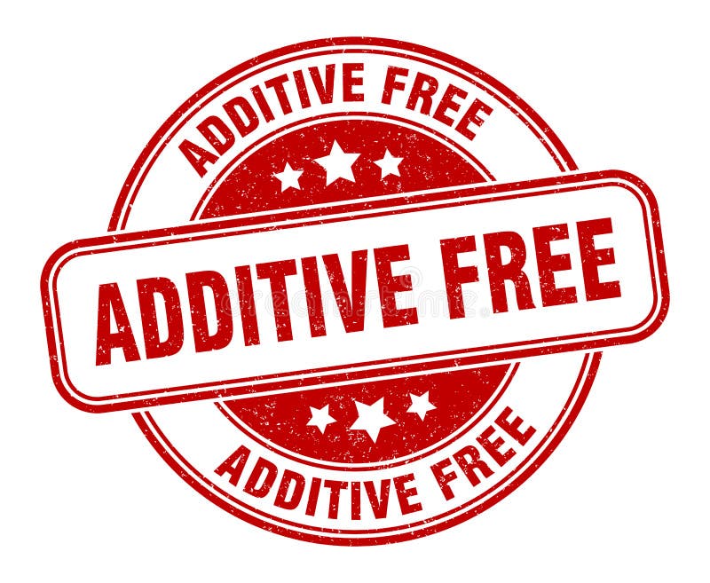Additive Free Stamp. Additive Free Label. Round Grunge Sign Stock ...