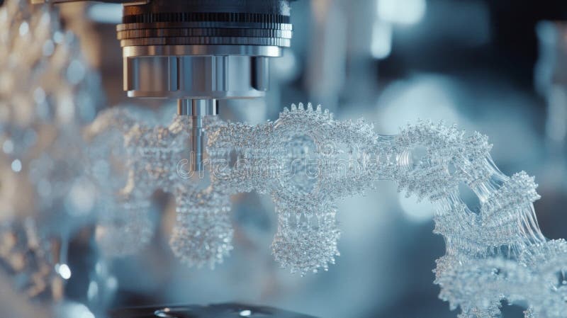 Additive Manufacturing Process Creating Intricate Crystalline Structure ...