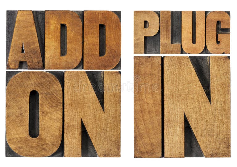 Addon and plugin stock photo. Image of computer, sign - 30329352