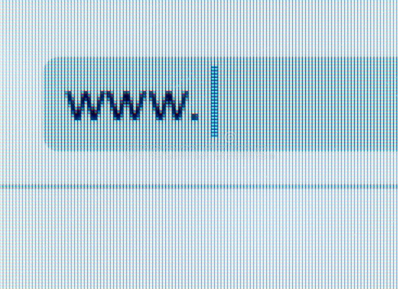 Address Bar of the Internet Browser Stock Image - Image of http ...