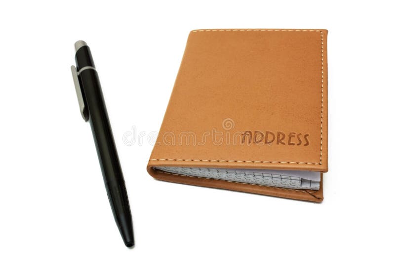 Address book stock photo. Image of address, leather, diary - 10821224