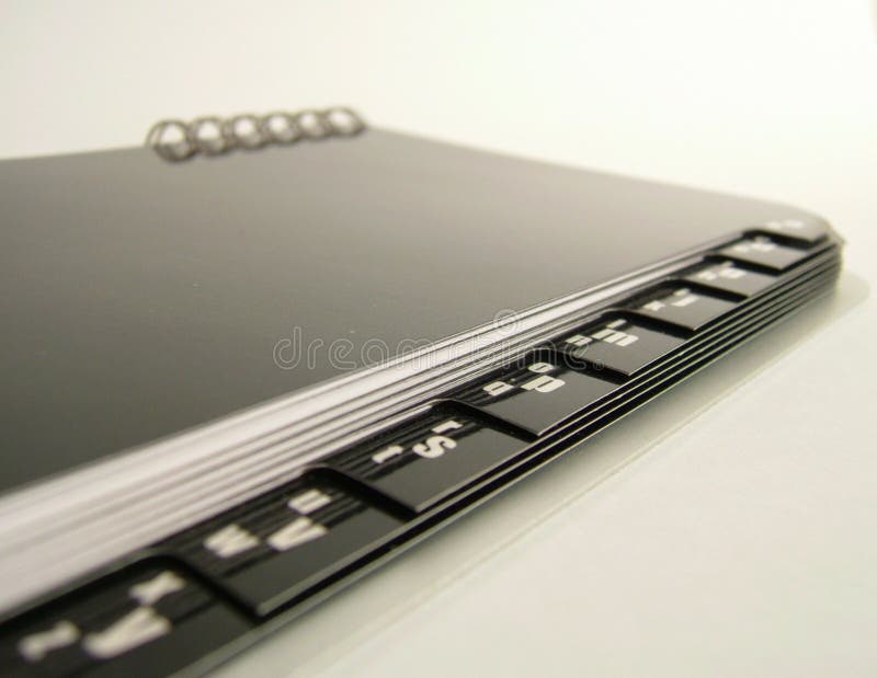 Address book stock photo. Image of address, black, close - 6822