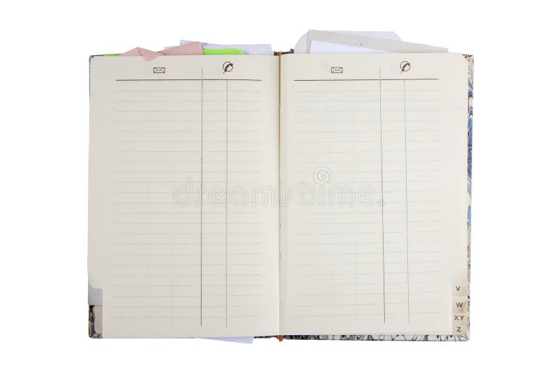 Address book stock image. Image of information, phone - 5338805