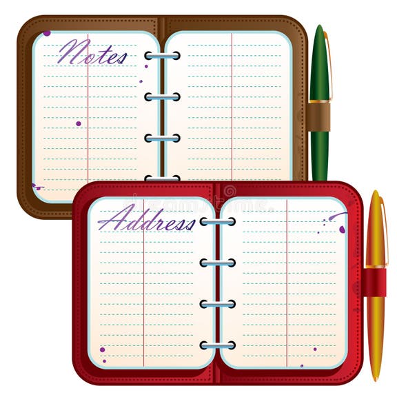 Blank Address Book Stock Illustrations – 1,389 Blank Address Book Stock ...