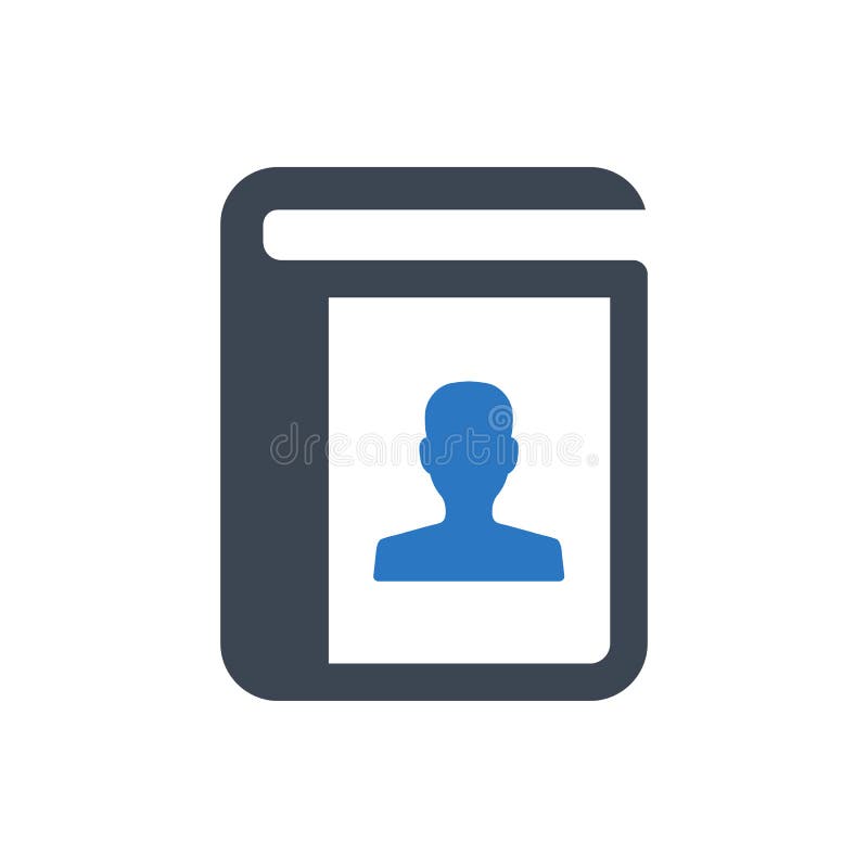 Address book icon stock vector. Illustration of profile - 147173247