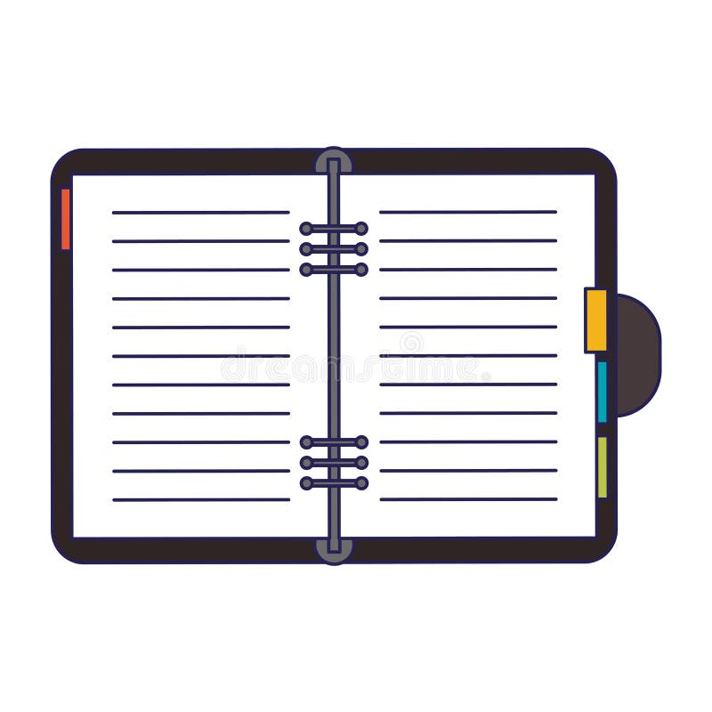 Address book open symbol stock vector. Illustration of business - 137837957