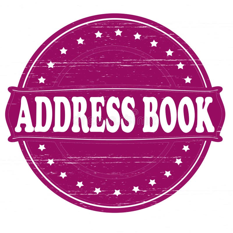 Address book stock illustration. Illustration of symbol - 109910295