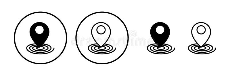 Address Symbol Icon Vector Illustration. Address Icon Stock Vector ...