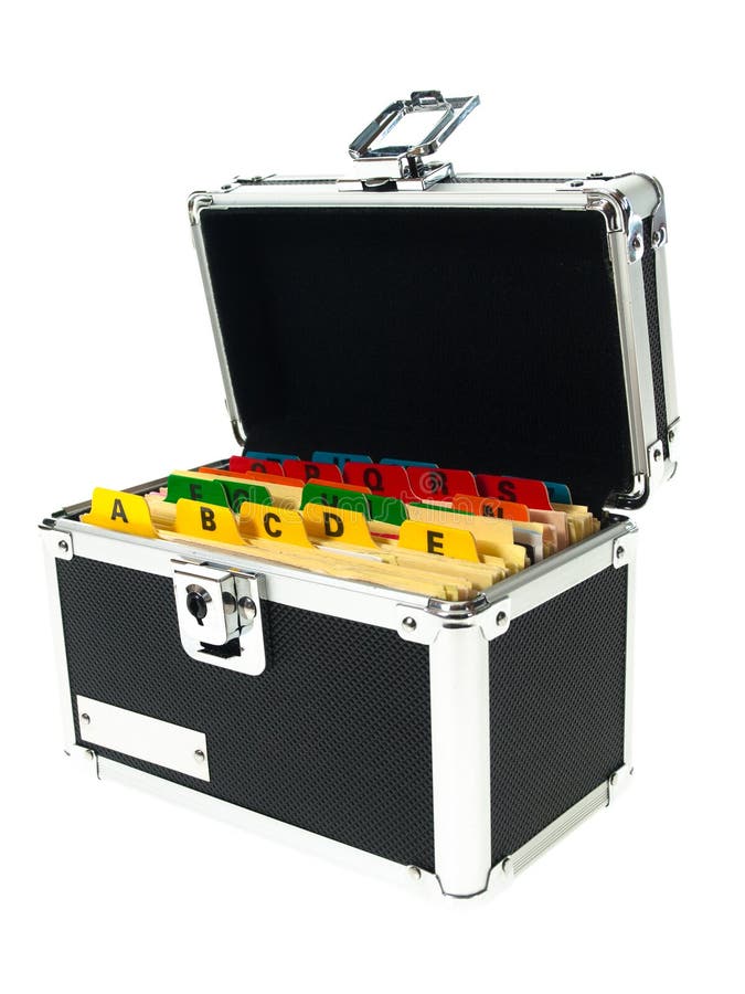 Address box stock image. Image of management, alphabetical - 10455621