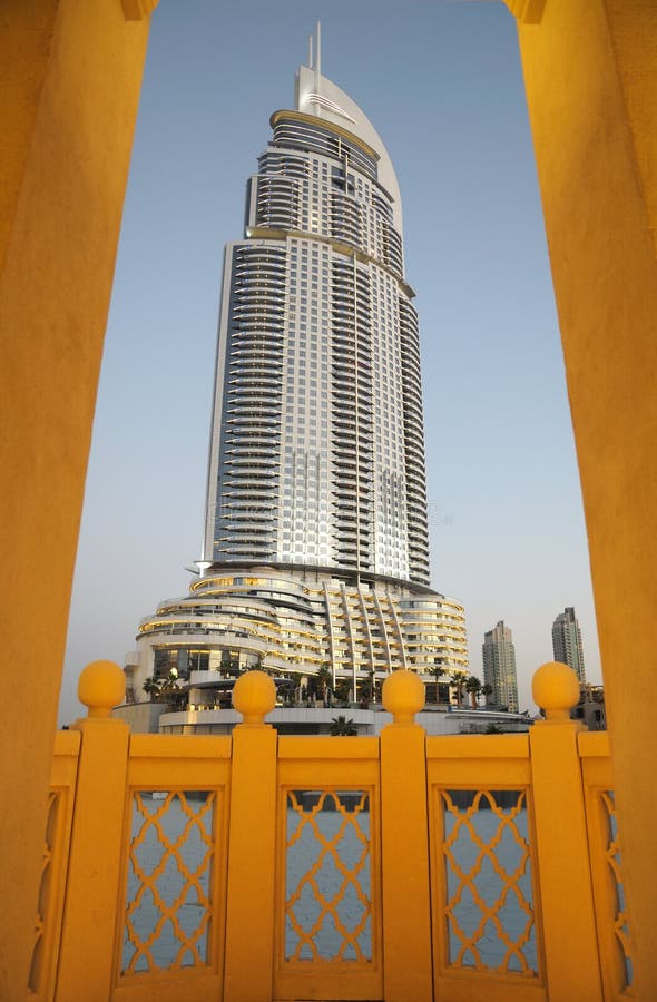 Downtown Burj Khalifa, Dubai Stock Photo - Image of emirates, east ...