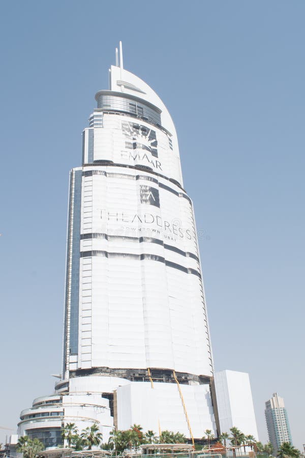The Address Downtown Dubai Building Editorial Stock Photo - Image of ...