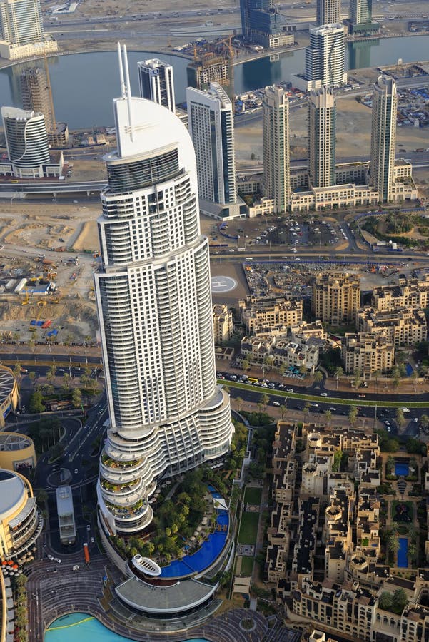 The Address Downtown Dubai stock photo. Image of modern - 42361514