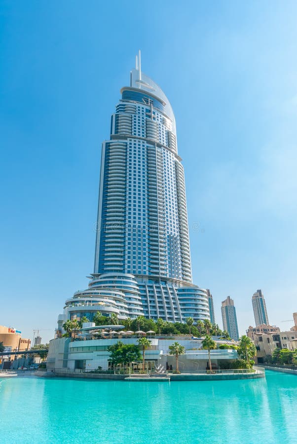 The Address Downtown Dubai editorial image. Image of architecture ...