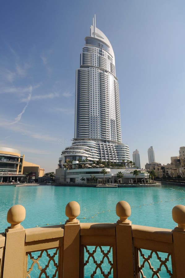 Address Hotel in Dubai stock image. Image of highrise - 13344797