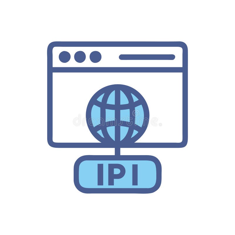 Address Icon for IP Networking Stock Vector - Illustration of icon ...