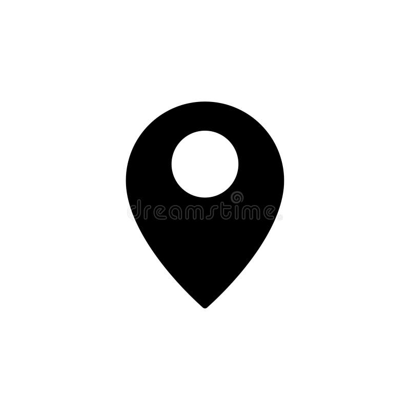 Address Icon . Location Icon. Address Symbol. Pin Stock Vector ...
