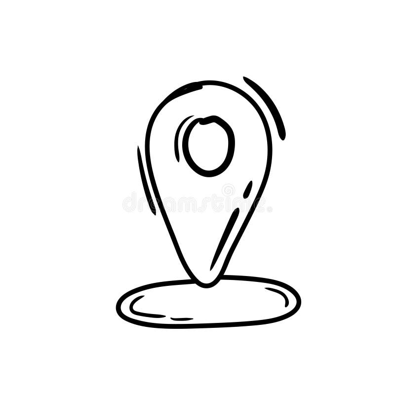 Address Icon Sketch Doodle Illustration School and Office Stock ...