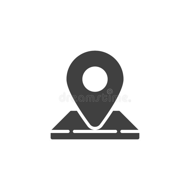 Address Location Pin Vector Icon Stock Vector - Illustration of ...