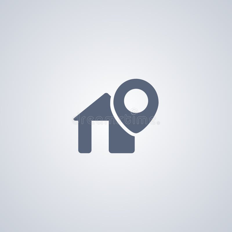 Address, Location, Vector Best Flat Icon Stock Vector - Illustration of ...