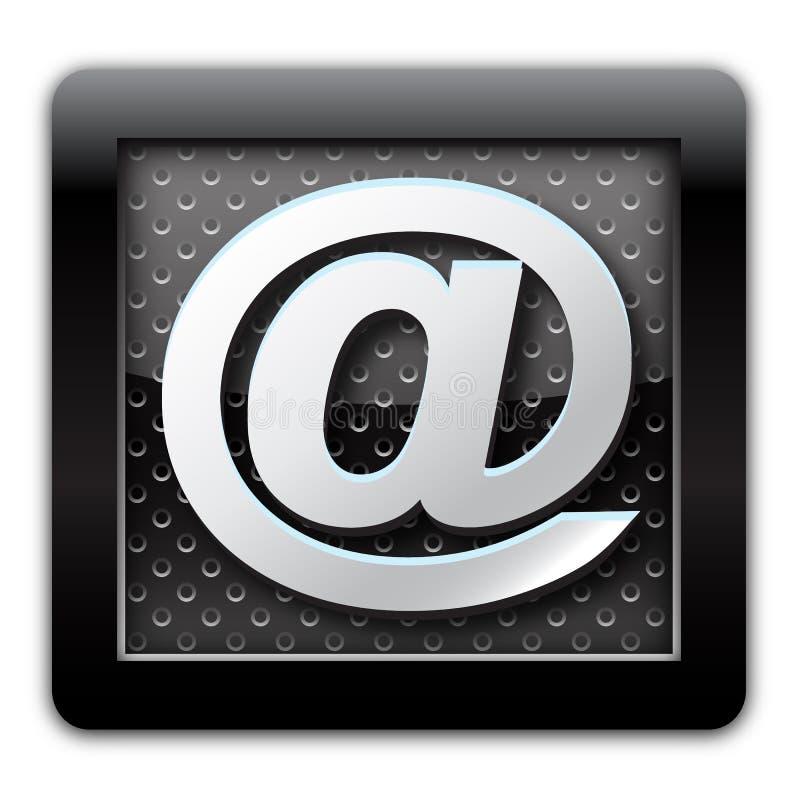 Address metallic icon stock illustration. Illustration of desktop ...