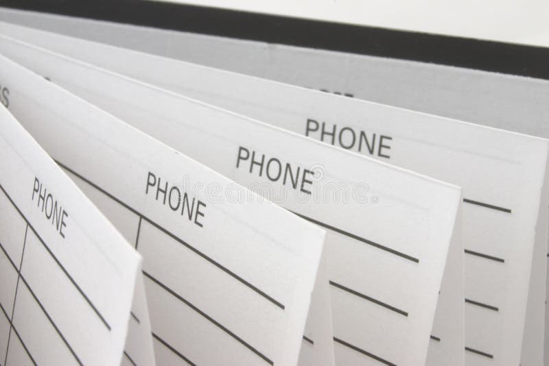 Address & Phone Book stock photo. Image of contact - 445122