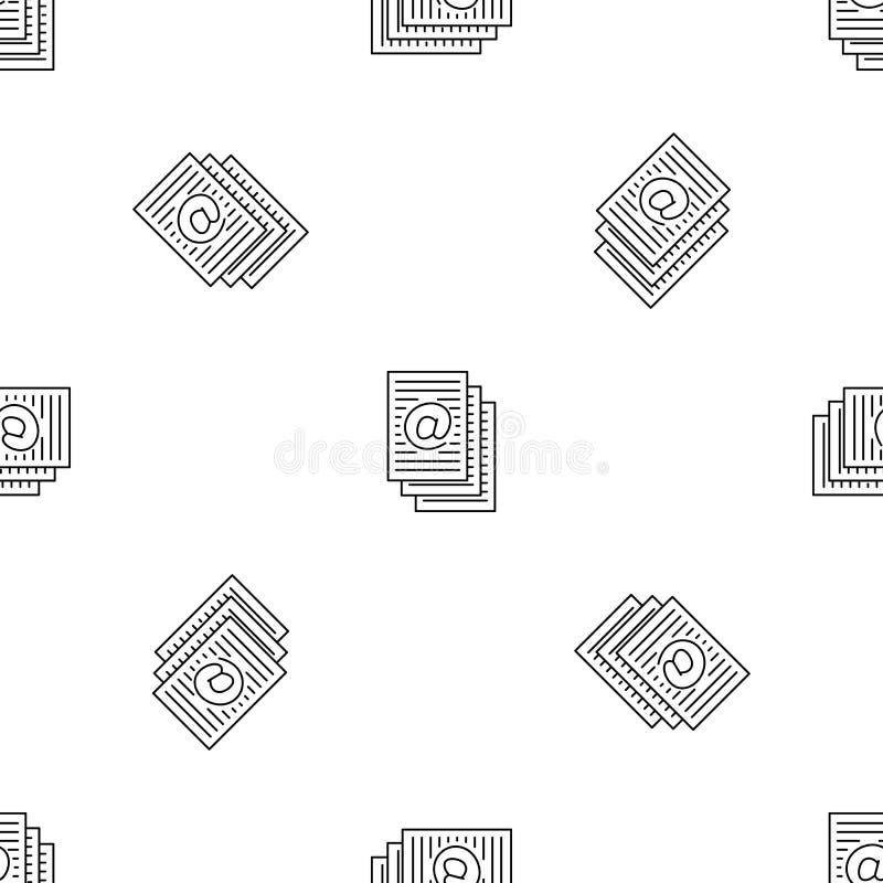 Address Sheets Pattern Seamless Vector Stock Vector - Illustration of ...