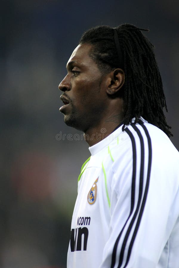 Adebayor Emmanuel Madrid Real Obraz Stock Editorial - Obraz złożonej z ...