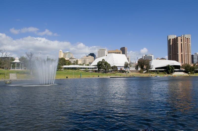 Adelaide Cityscape stock image. Image of cityscape, architecture - 940755