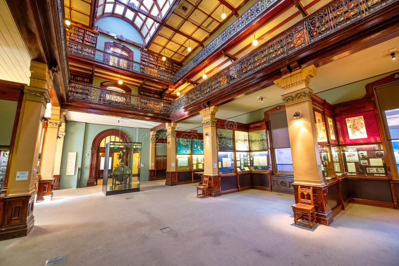 Adelaide, Australia - September 15, 2018: Interior Ancient City Public ...