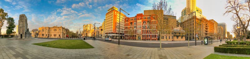 Adelaide, Australia - September 16, 2018: Panoramic View of North ...