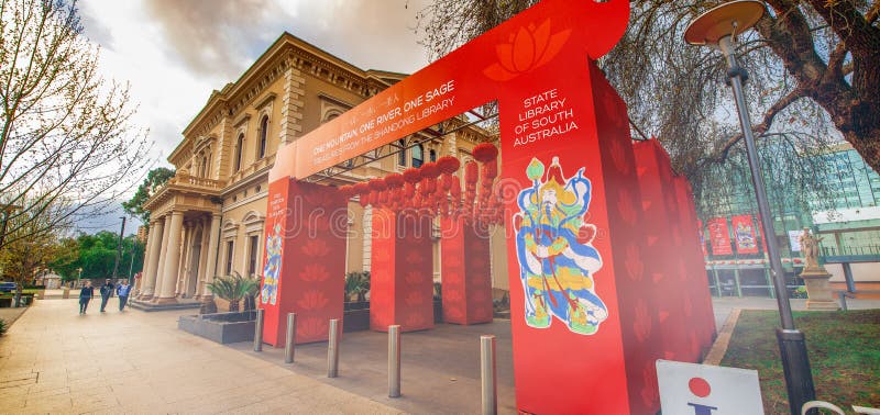 ADELAIDE, AUSTRALIA - SEPTEMBER 15, 2018: State Library of South ...