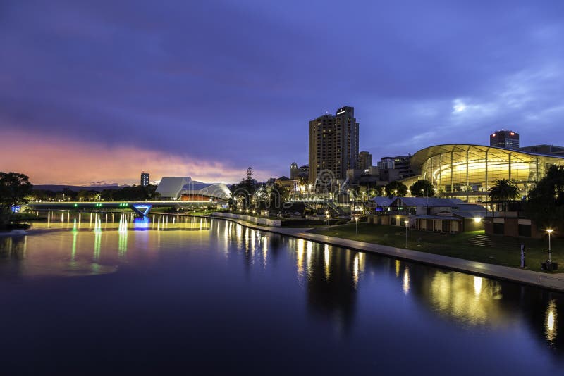 Adelaide Cityscape stock image. Image of cityscape, architecture - 940755