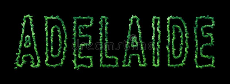 Adelaide Forest, Adelaide Urban Canopy Stock Illustration ...