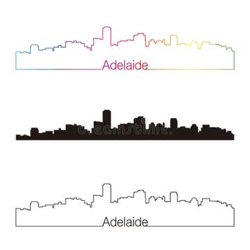 Adelaide Skyline Stock Illustrations – 212 Adelaide Skyline Stock ...