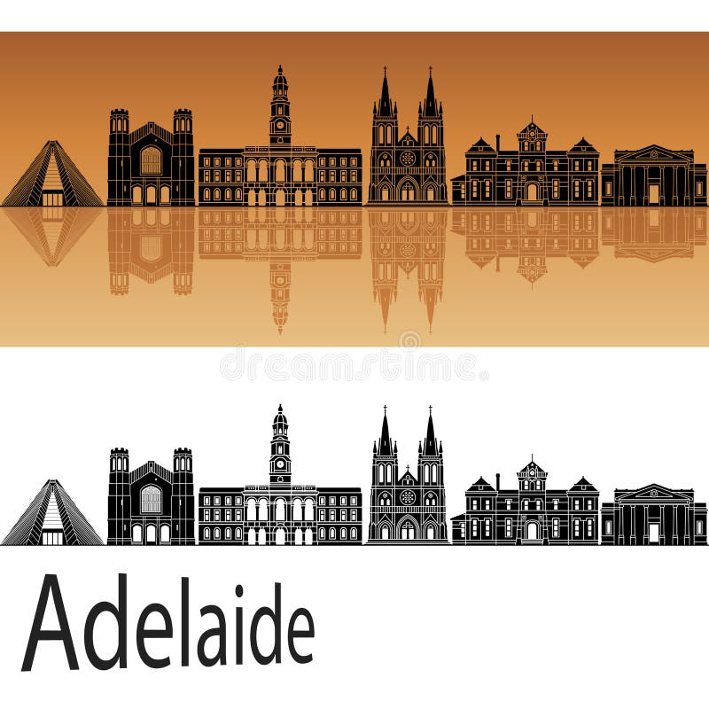 Adelaide Skyline Stock Illustrations – 189 Adelaide Skyline Stock ...