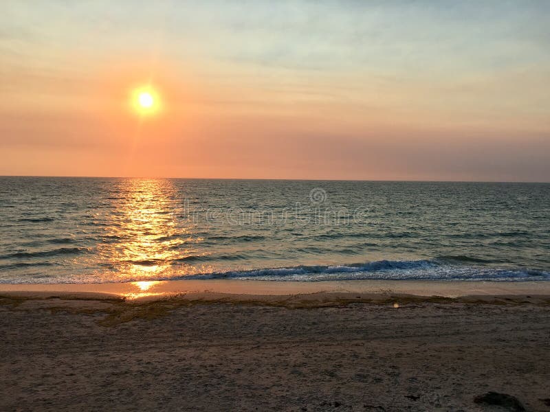 Adelaide sunset stock photo. Image of water, beach, holiday - 192370366